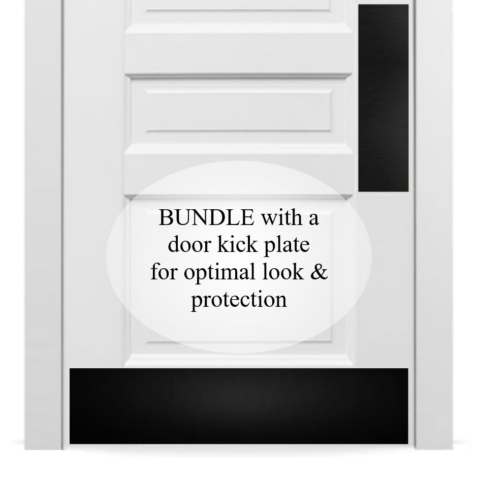 Door Push Plates - Anodized Aluminum - Multiple Finish & Size Options ...