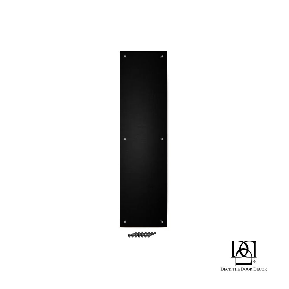 Traditional Anodized Aluminum Door Push Plates – Durable & Stylish ...