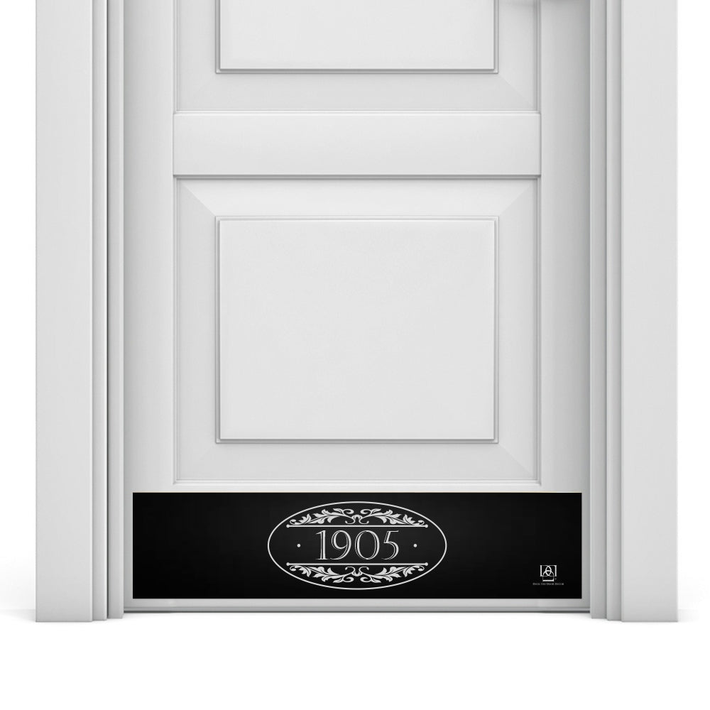 Engraved Door Kick Plates Deck the Door Decor