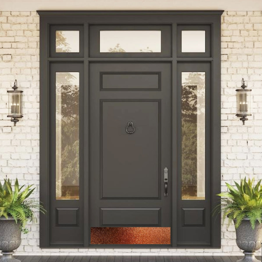 Custom Luxury Door Hardware; Engraved and Embossed Door Kick Plates ...