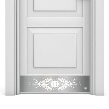 Welcome and Motif Door Kick Plates - Elegant Entryway Decor – Deck the ...