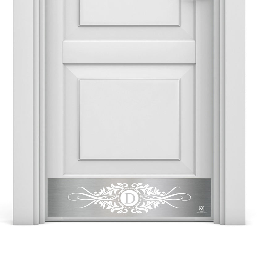 Custom Luxury Door Hardware; Engraved and Embossed Door Kick Plates ...