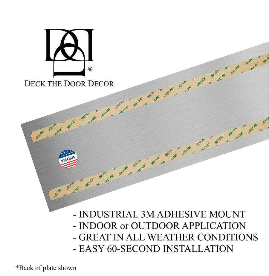 Dog Scratch Door Protection Plate – Deck the Door Decor