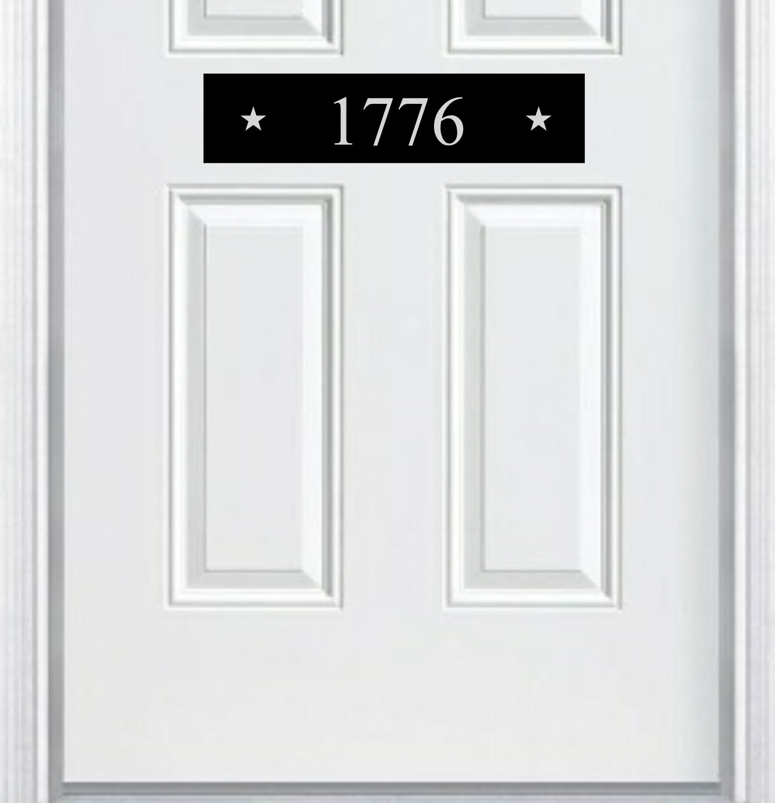 Door Address Accent Plate - Patriot Custom Engraved Design – Deck the ...